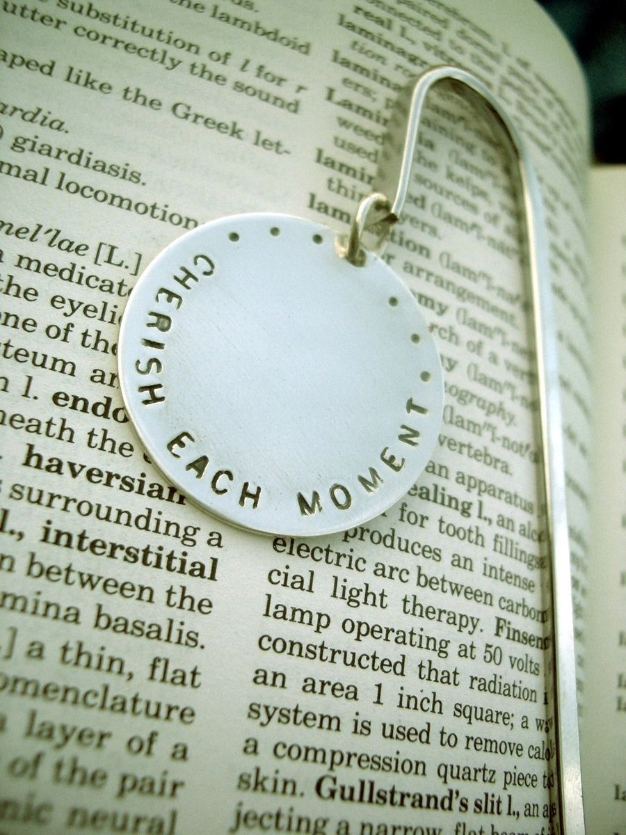 Hand Made Personalized Hand Stamped Bookmark by donnaodesigns ...