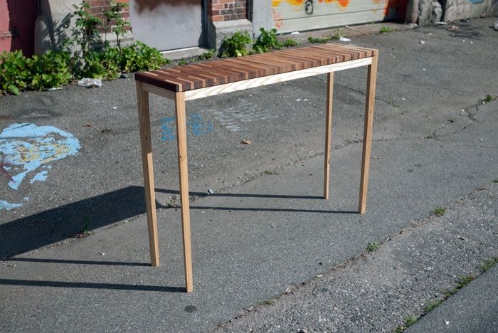 Hand Crafted Keys Console Table by Bolster Furniture & Design ...