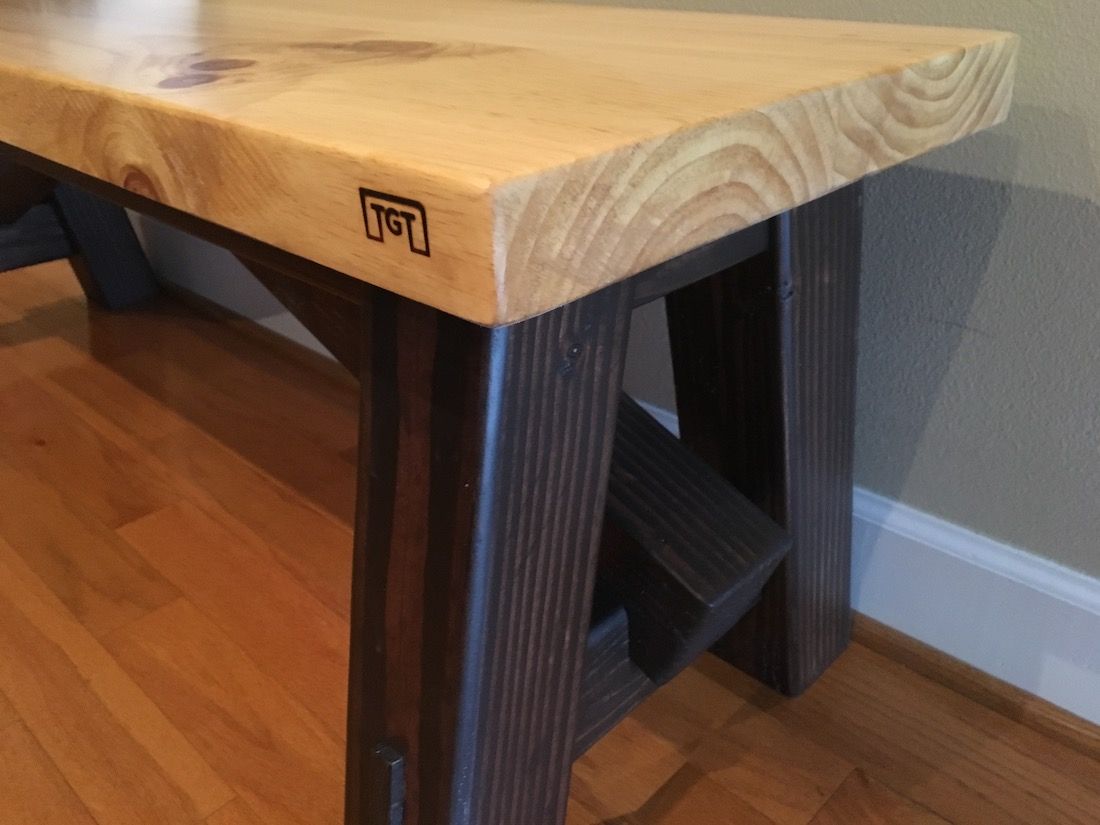 Buy Custom Made 4x4 Bench, made to order from The Giving Table ...