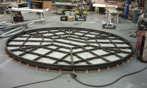 Custom 15' Motorized Rotating Platform 9,000.Lb Capacity by SteelDesign ...