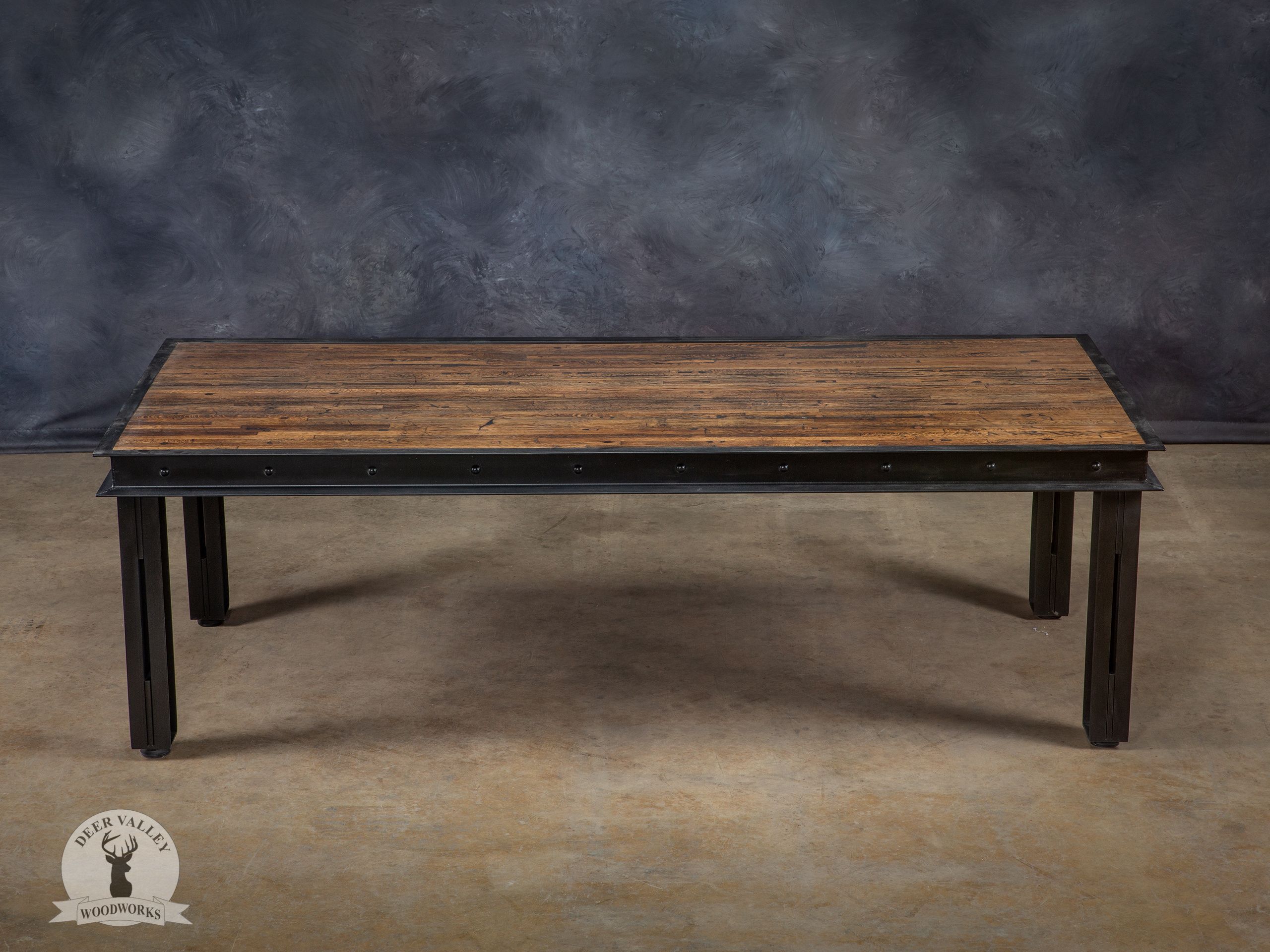 Buy Hand Crafted Industrial Modern Reclaimed Wood Conference Table ...